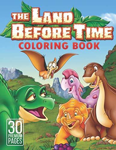 The Land Before Time Coloring Book: Wonderful Coloring Book For Kids ...